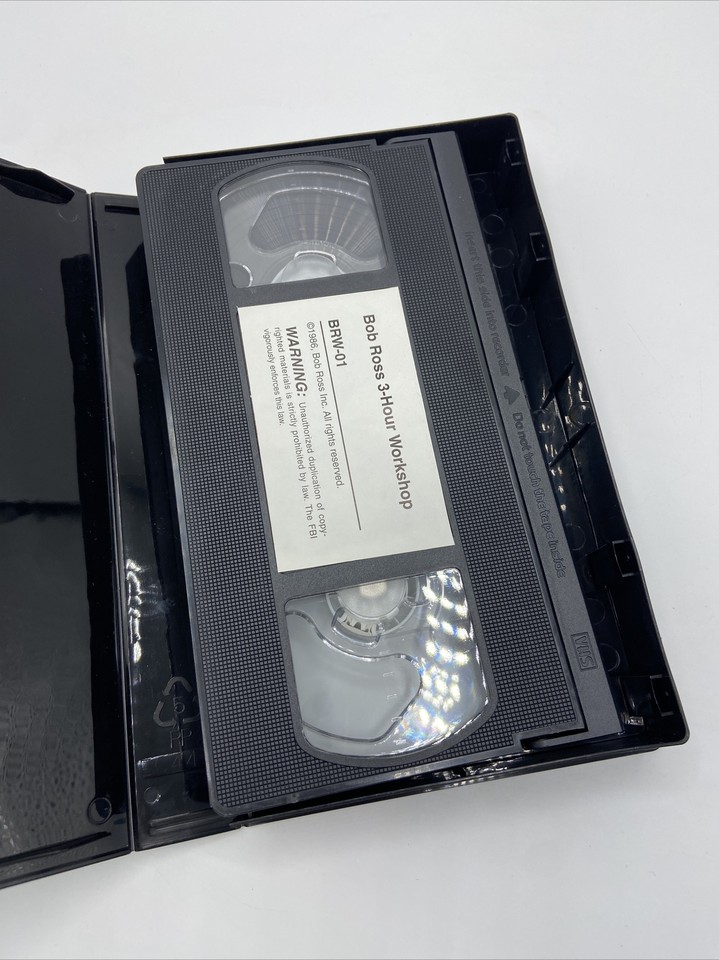Vintage BOB ROSS 3-Hour Workshop VHS Video Tape Back To Basics ...