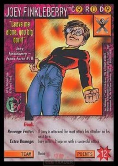 Joey Finkleberry Wildstorms CCG Rare Card 1995 NM IMAGE UNIVERSE | eBay