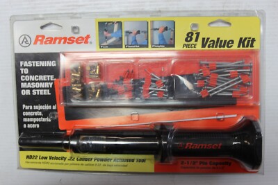 New 81 piece Ramset HD22 Powder Actuated Tool with Fasteners | eBay