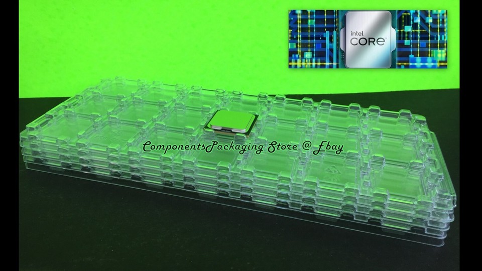 CPU Shipping Tray for Core i7-8700 i5-8600 i5-8500 LGA1151 - Lot of 2 5 ...