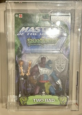 Masters Of The Universe MOTU 200X Snake Men Two Bad AFA 85 Uncirculated ...
