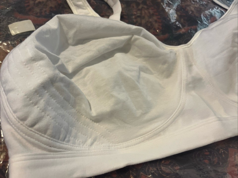 Playtex 18 Hour Bra Wireless 46DD Ultimate Lift & Support Cotton ...