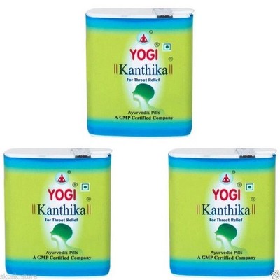 Yogi Kanthika 140 Pills | Ayurvedic Throat Relief | Sugar Free | FREE ...