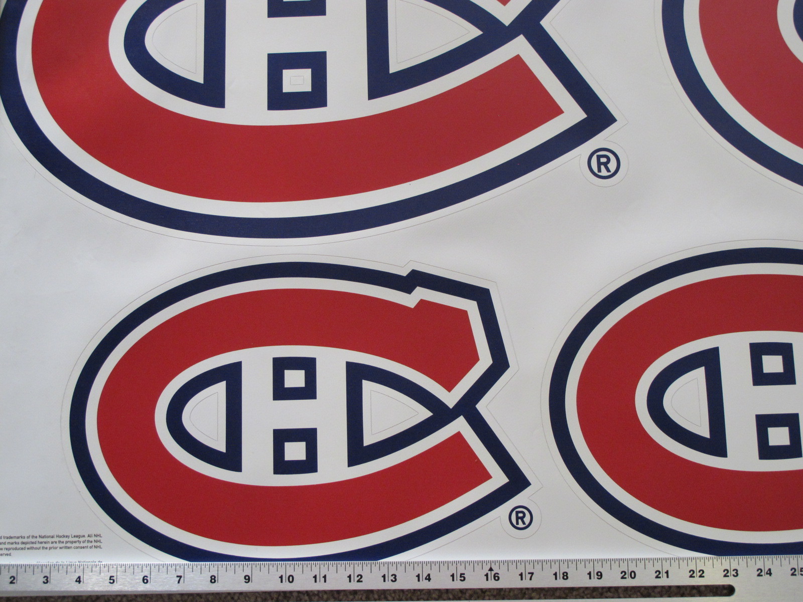 Skinit NHL Montreal Canadiens Car Decals 49-by-25-Inch Sheet Tailgate ...