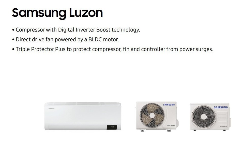 Samsung 2.5kw Air Conditioning Unit System wall mounted FREE DELIVERY ...