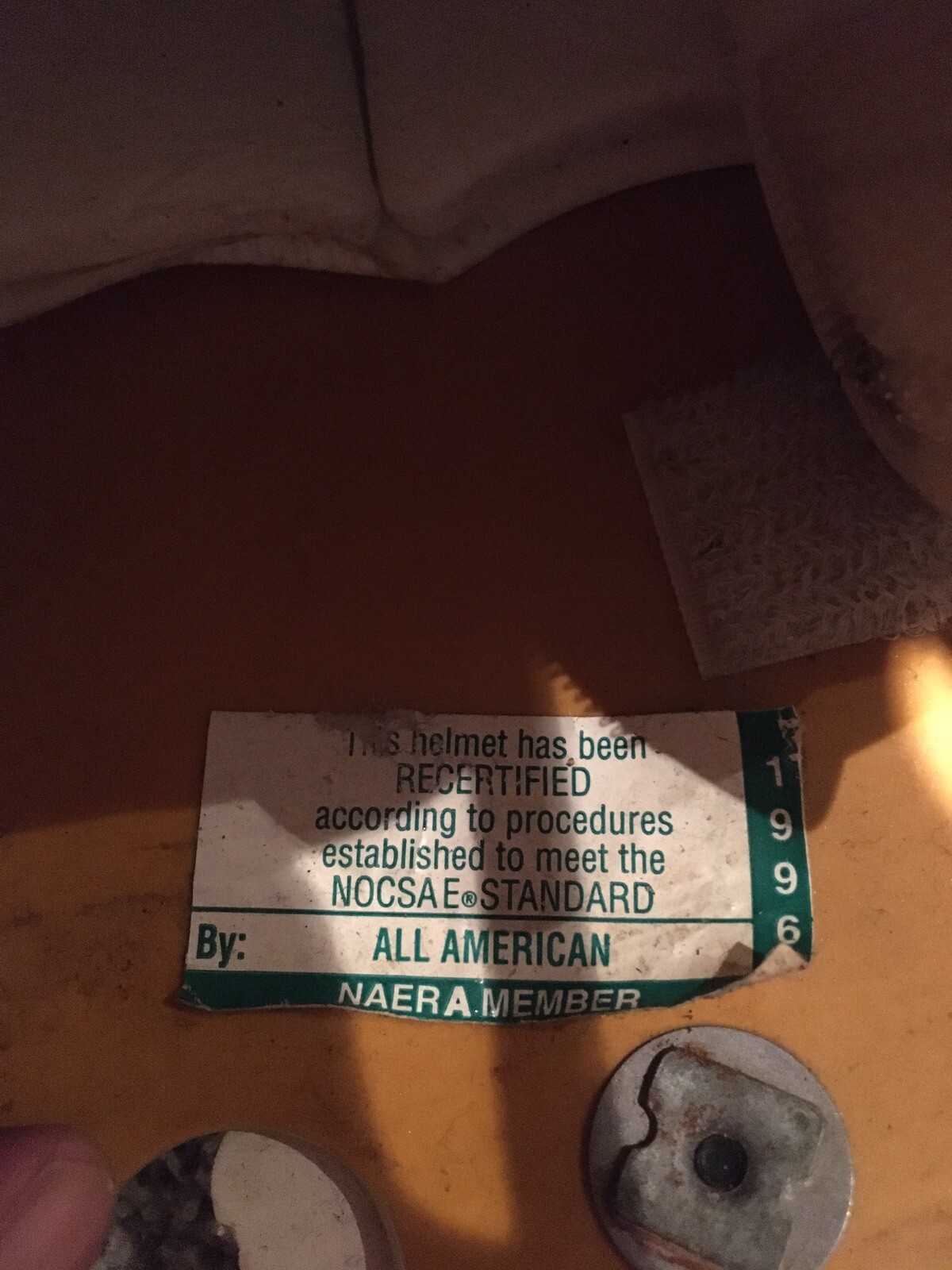 Genuine Game Worn London Monarchs American Football Helmet worn by ...