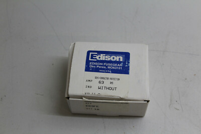 Edison fusegear E63FE Lot of 10 Pcs | eBay