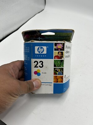 HP 23 Ink Cartridge GENUINE HP Tri-Color New Sealed Expired | eBay