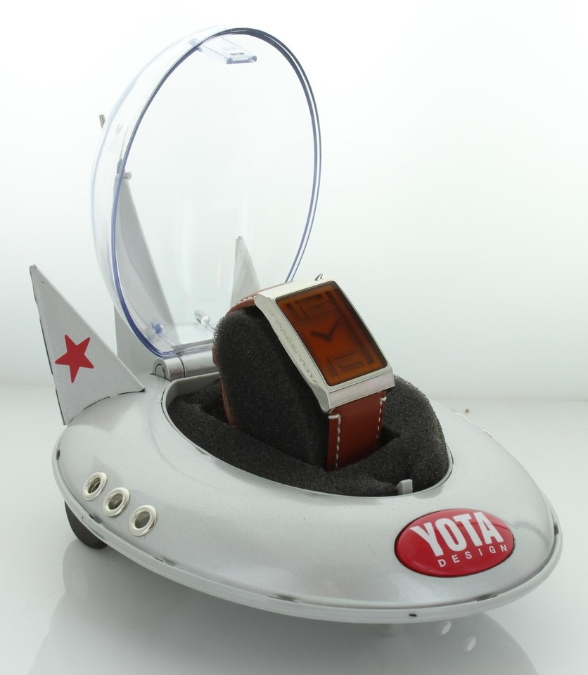 Vintage Unusual Space YOTA Watch Timepiece New Old Stock ALL STAINLESS ...