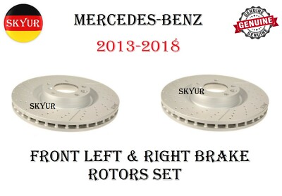 Front Left & Right Brake Disc Rotor Set For Mercedes W463 G63 G65 AMG ...