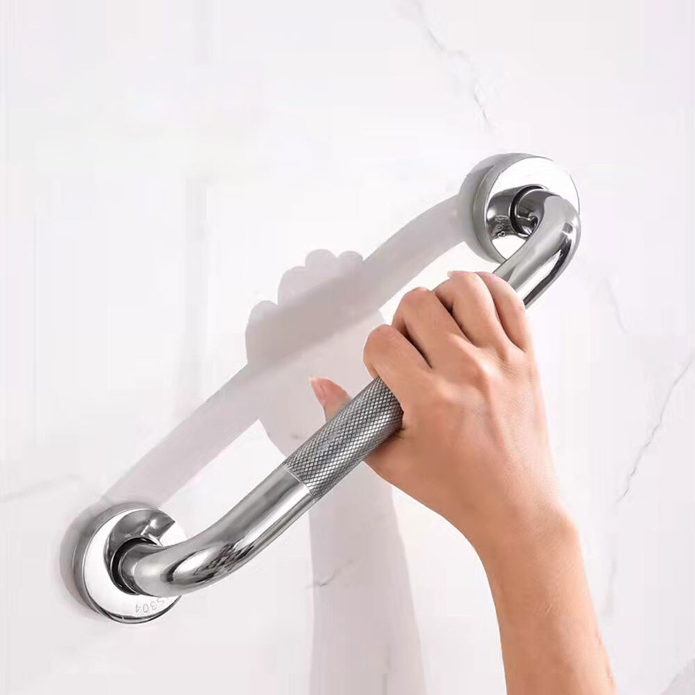 2X Anti Slip Shower Grab Handle Stainless Steel Bathroom Safety Hand ...