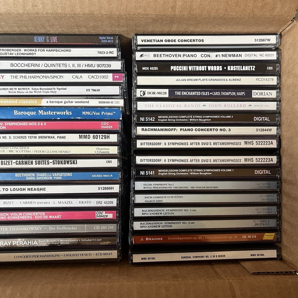 CD BULK Lot of 50 Classical Orchestra Music CDs - Some Opera, Concertos ...