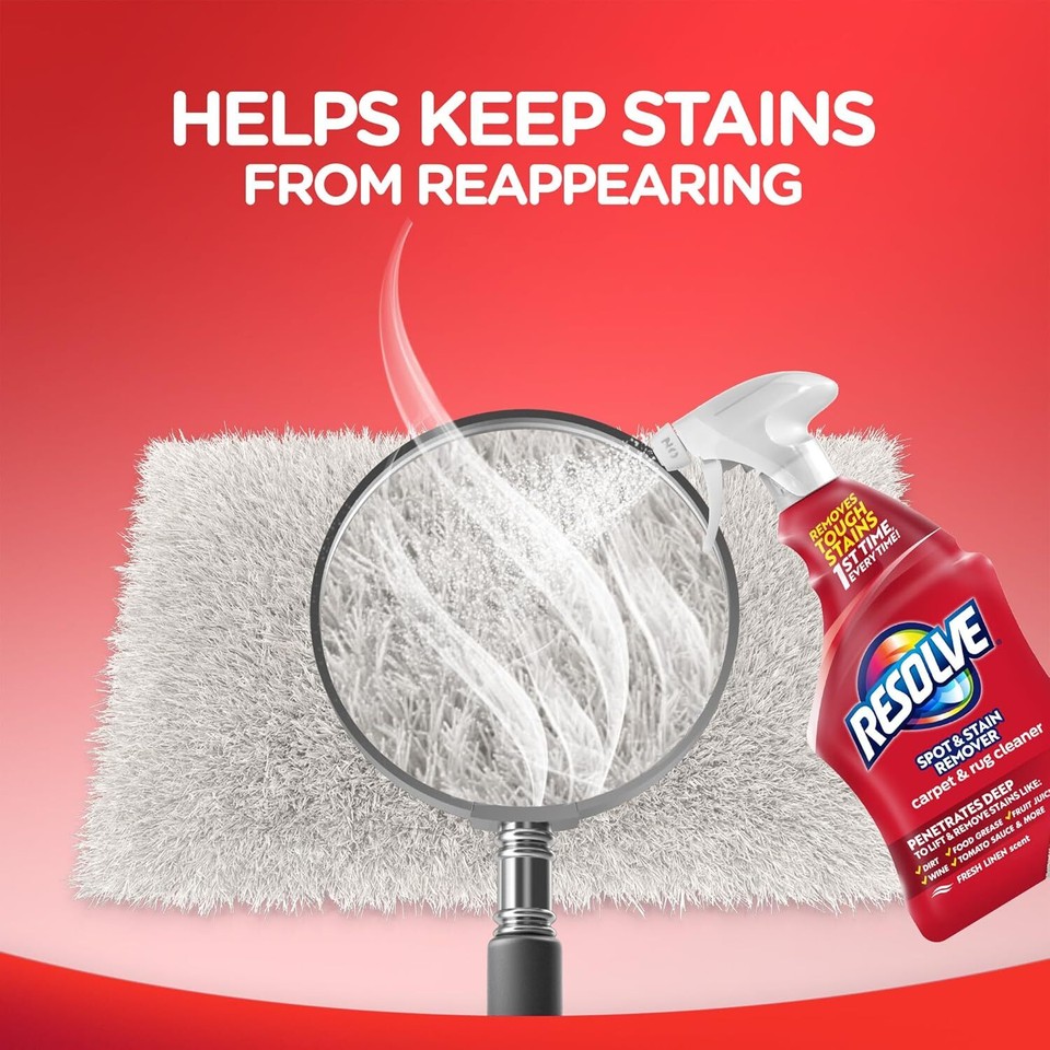 Resolve Carpet And Rug Cleaner Spray Spot & Stain Remover, 22 Ounce | eBay