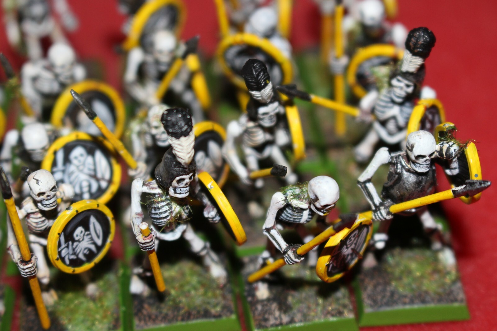 Games Workshop Warhammer Undead Skeletons Skeleton Warriors Regiment ...