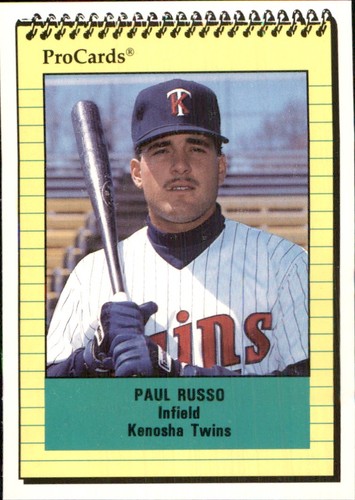 Paul Russo 1991 ProCards #2085 RC Kenosha Twins *AutographDen* | eBay