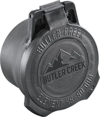 Butler Creek Element Scope Cap Objective 50mm Black Riflescope Cap ...