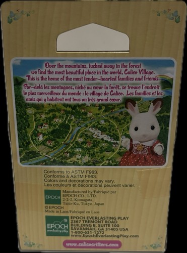 Calico Critters Sylvanian Families U-90 Chocolate Rabbit Baby | eBay