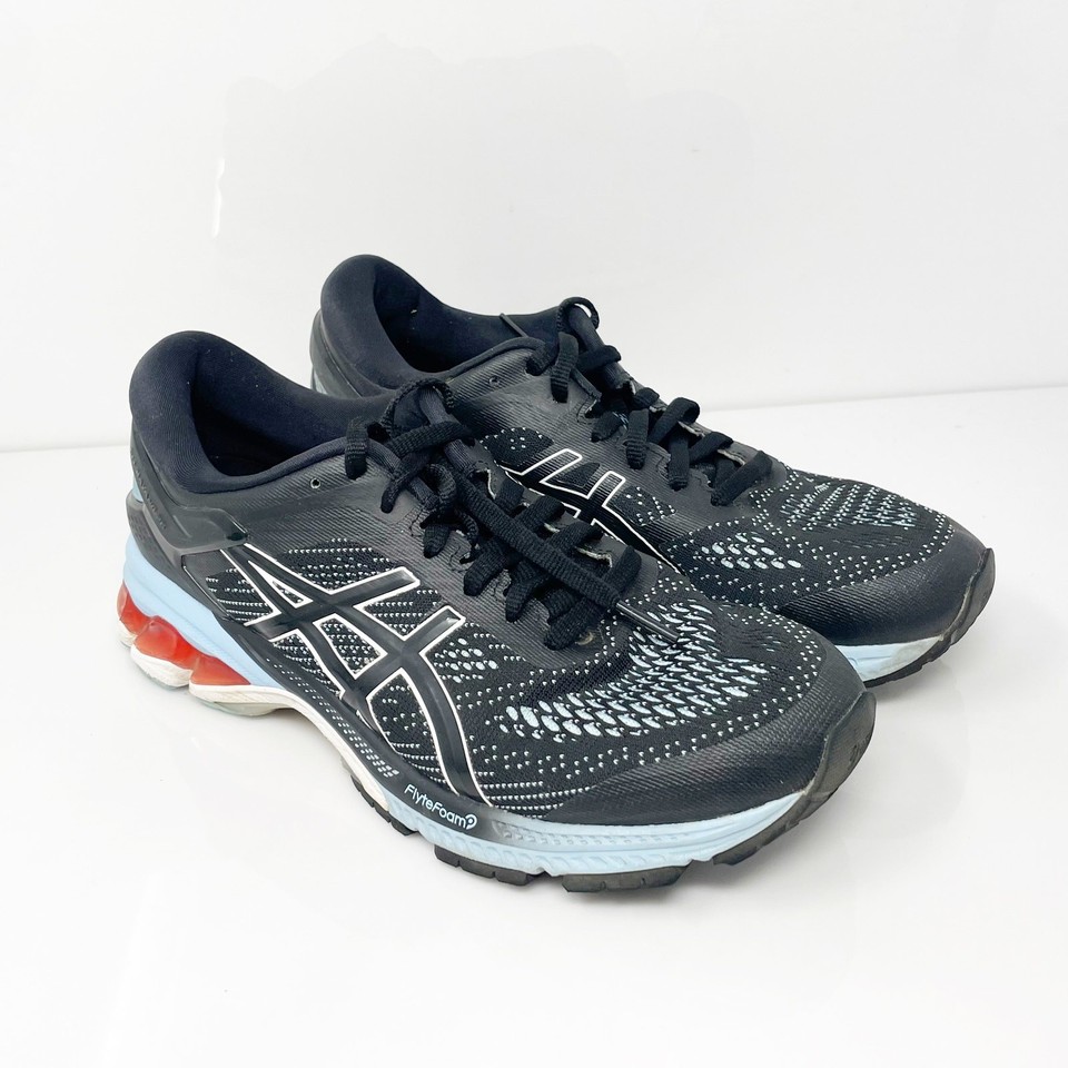 Asics Womens Gel Kayano 26 1012A457 Black Running Shoes Sneakers Size 8 ...