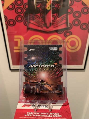 2024 Topps Paddock Pass F1 McLaren Team Triumvirates Die Cut ...