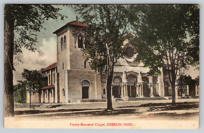 c1910s Finney Memorial Chapel Church Oberlin Ohio Street View Antique ...
