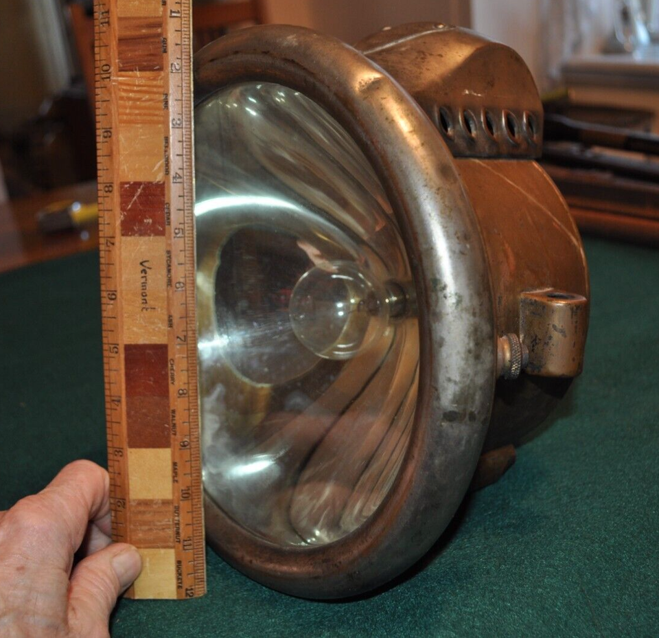 Massive Edmunds Jones E&J Model 577 Headlight & Reflector Electrified ...