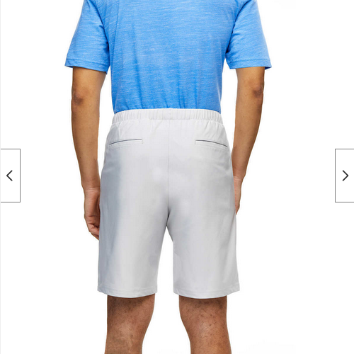 GREG NORMAN MEN'S PULL ON ELASTIC WAISTBAND WALKING SHORTS(GRAY , XXL ...