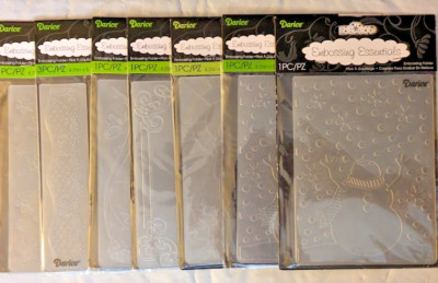 DARICE EMBOSSING ESSENTIALS EMBOSSING FOLDERS CHOOSE YOUR PATTERN - NEW ...
