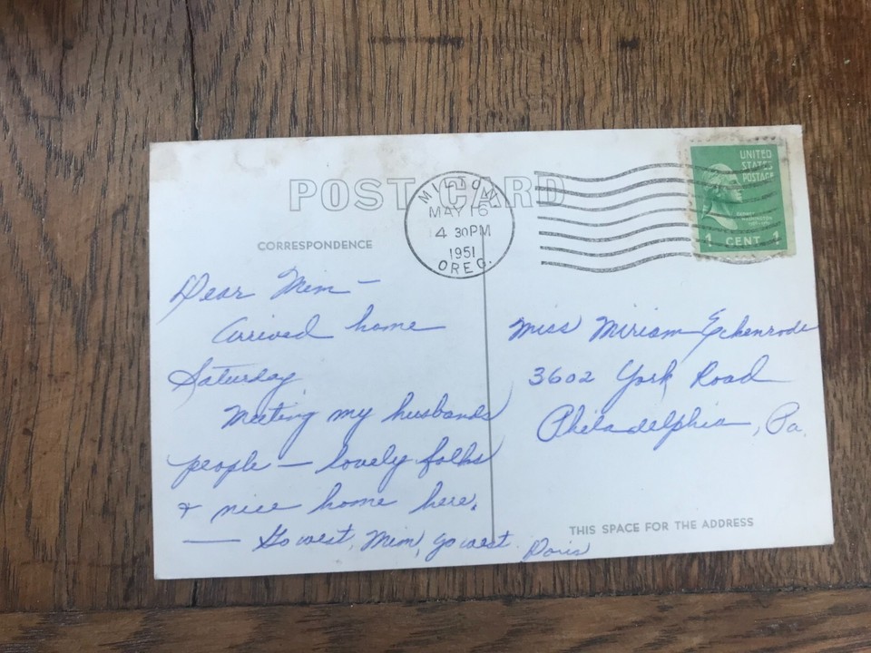 Emigrant Hill Highway 30 Oregon Postcard | eBay