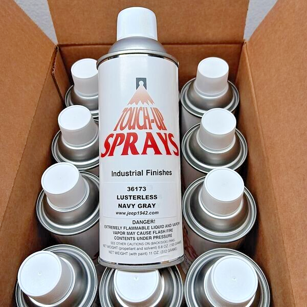 Gillespie Military Spray Paint, 36173. Lusterless Navy Gray. WWII ...