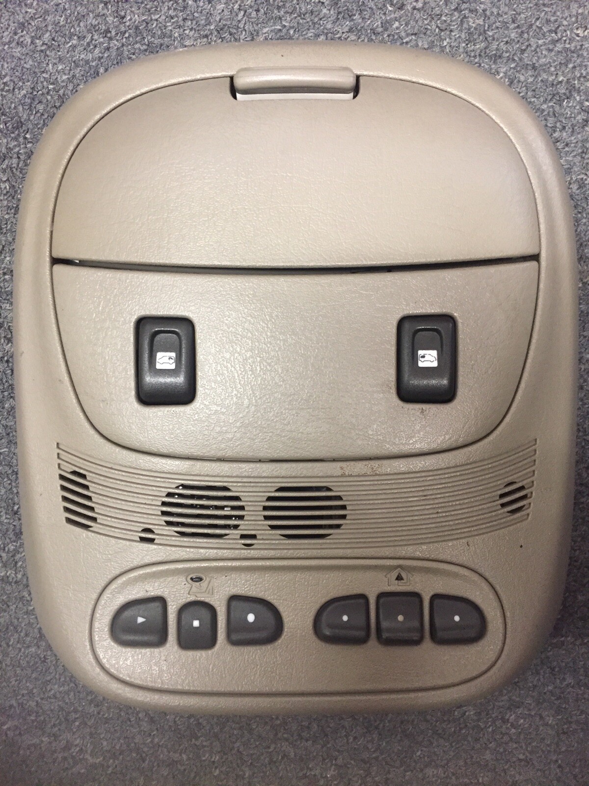 2002-2009 GMC ENVOY CHEVY TRAILBLAZER OVERHEAD CONSOLE HOMELINK&3RD ROW ...