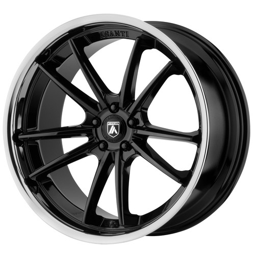 Asanti ABL-23 DELTA 22x9 5x120 +32mm Gloss Black SSL Wheel Rim 22" Inch ...