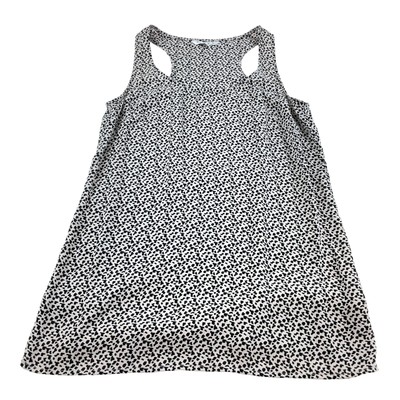 CAbi Easy Tank Women's Animal Print Cream Black Tank Top Sz XS | eBay