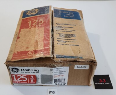 *NEW* GE TL412CP PowerMark Gold Main Lug Load Center 125A 4 Spaces ...