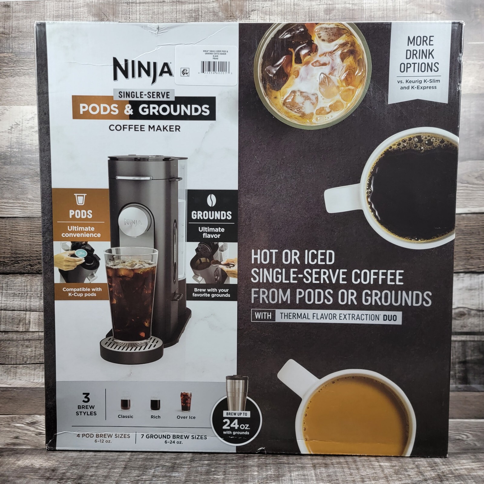 Ninja Pods & Grounds Specialty Single-Serve Coffee Maker w/Frother ...