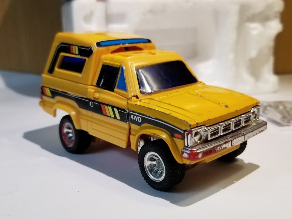 Takara Vintage Transformers G1 Diaclone Yellow Helix 4WD Trailbreaker ...