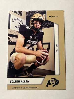 2023 ONIT Athlete Colton Allen Colorado Buffaloes Football Card NIL #14 ...