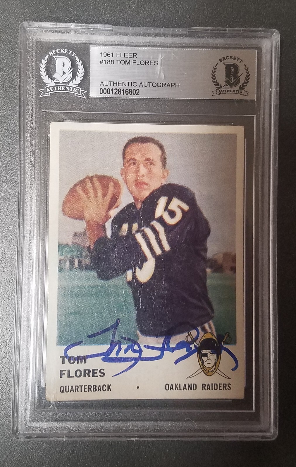 1961 Fleer - #188 Tom Flores (RC) for sale online | eBay