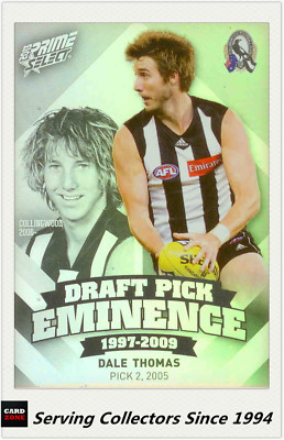 2013 Select AFL Prime Draft Pick Eminence Card DPE20 Dale Thomas ...