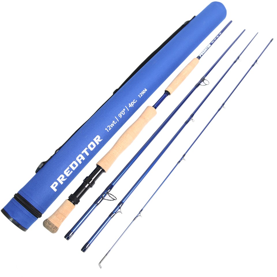 Maxcatch Saltwater Fly Fishing Rod 8/9/10//11/12wt 9ft Graphite IM10 ...