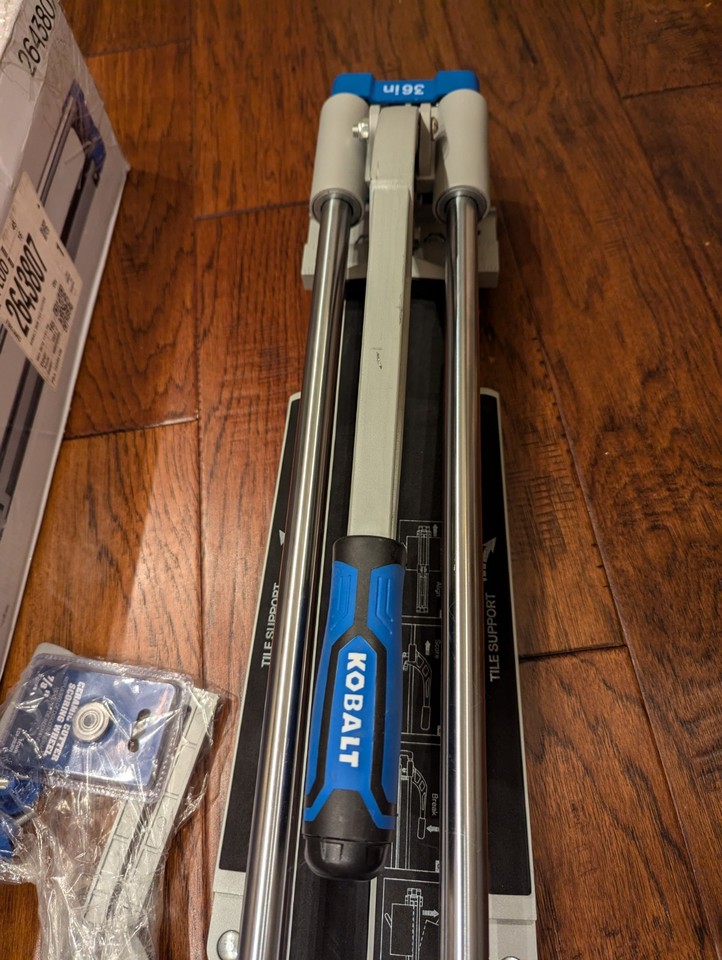 Kobalt 36-in Ceramic Tile Tile cutter kit - Open Box - New- | eBay