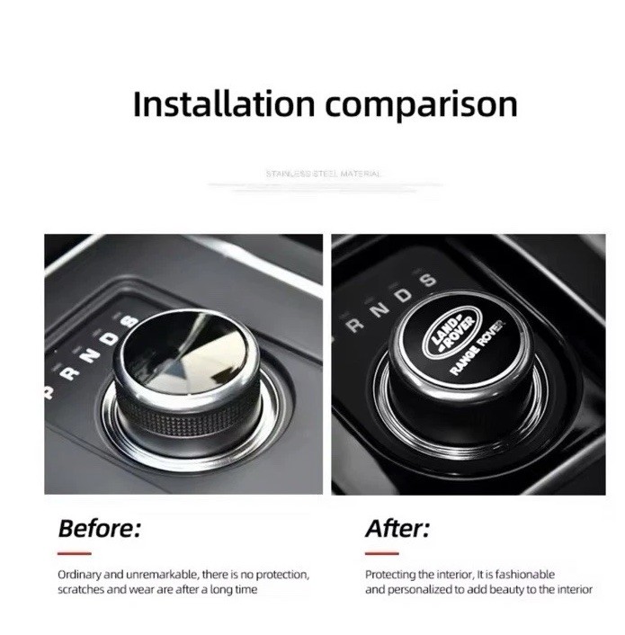 Land Rover / Range Rover / Gear Shift Knob Sticker / Gold-Silver | eBay UK