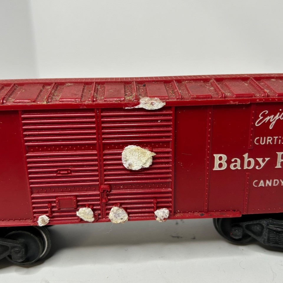 Lionel X6014 Curtis Candy Baby Ruth O Scale Box Car Red Train Model ...