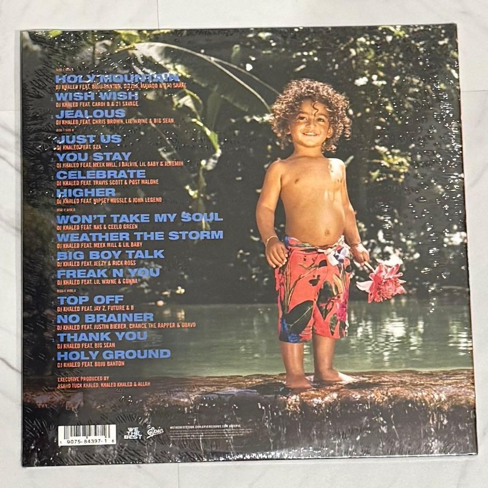DJ Khaled Father of Asahd Blue Vinyl 2019 US orig. with Guest Artists ...