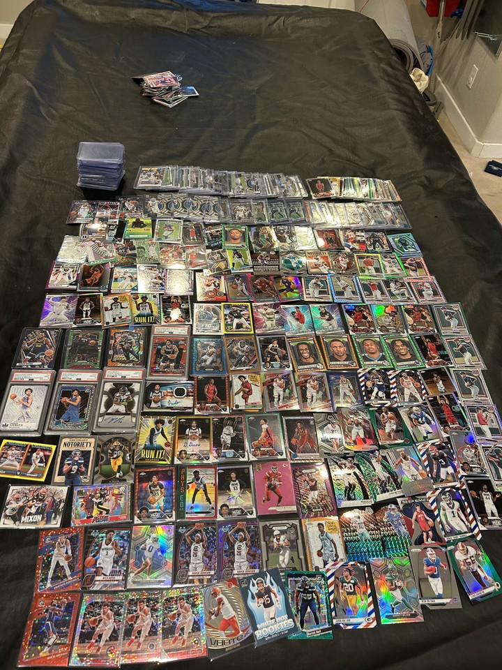HUGE sports card collection NFL,NBA,MLB,Numbered Cards, Auto's, Paul ...