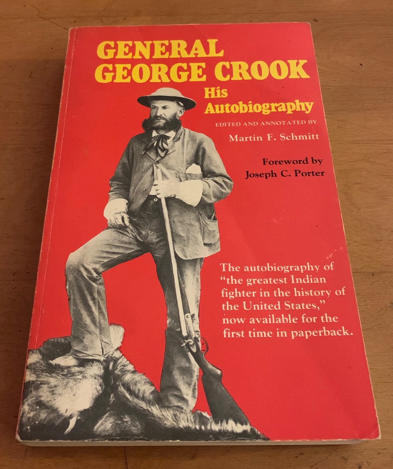 GENERAL GEORGE CROOK HIS AUTOBIOGRAPHY OKLAHOMA PRESS 1986 PAPERBACK | eBay
