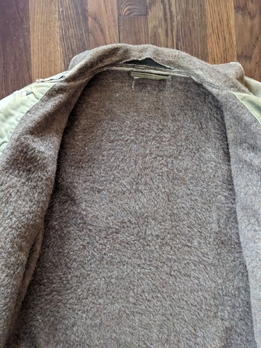 Vintage Military N-1 Deck Jacket Coat USAAF WWII US Navy USS Brough ...