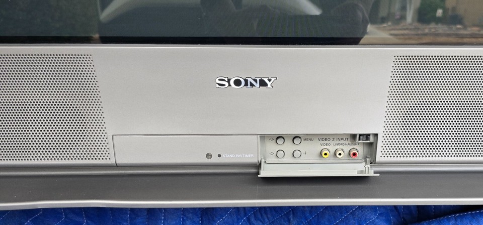 Sony Trinitron Wega 36" KV-36FS13 RARE Retro Gaming Flat CRT TV | eBay