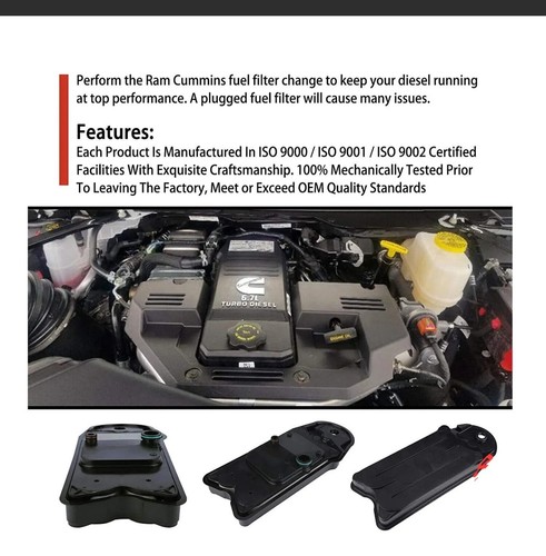 New GENUINE Cummins Crankcase CCV Filter For 2007-2020 Dodge Ram 6.7L ...