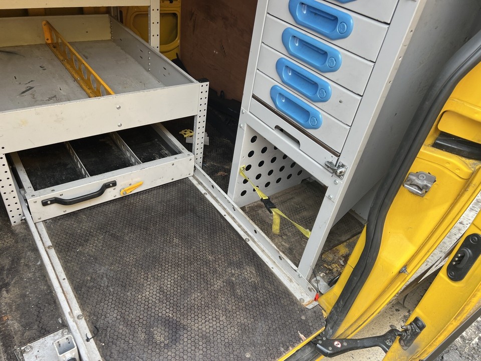 VAN RACKING SHELVING BOTT SORTIMO VAN SHELVING SHELVES WORKSHOP EX AA ...