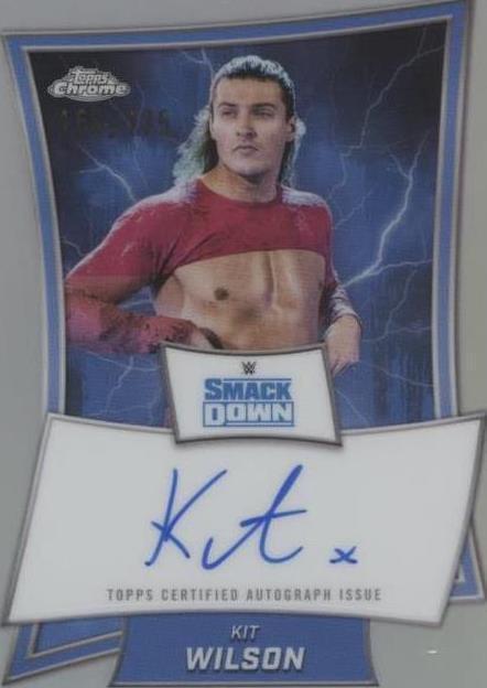 2025 Topps Chrome WWE - Blue Brand Autographs Kit Wilson #BBA-KIT ...